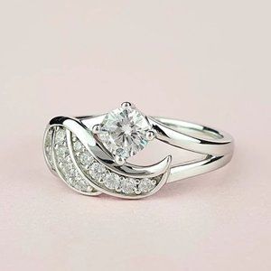 Accept offer | Jewelry | Lovely Zircon Full Filled Romantic Angel Wings ...